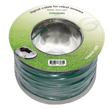 Afgrænsningskabel til robotplæneklipper - 200 meter. Fortinnet kobber ...
